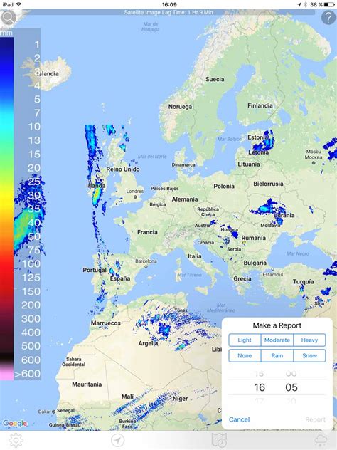 Greenapps&web | iRain, estimated precipitation data in your hand