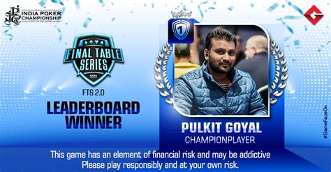 Pulkit Goyal Grabs The Top Spot In Fts 20 Leaderboard