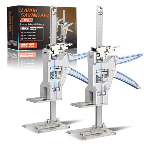 Harbor Freight Stainless Steel 15 6 Inch Labor Saving Arm Jack 2 Pack