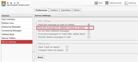 How Can I Delete Mails Without Saving Them To Trash Folder Information Technology Services