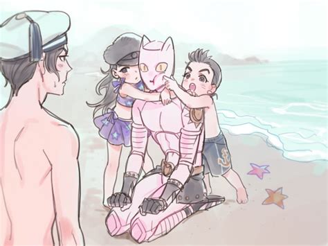 Killer Queen Kira Yoshikage Nijimura Kei And Kujo Josefumi Jojo No