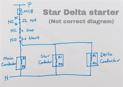 Star Delta Circuit Control Diagram Delta Engineers Commonroo