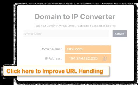 domain to ip conveter convert domain name into ip ettvi