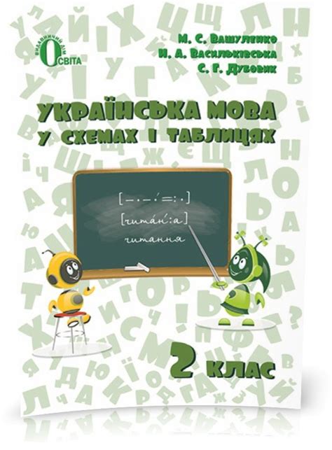 2 КЛАС Українська Мова в Схемах І Таблицях Вашуленко М С Освіта