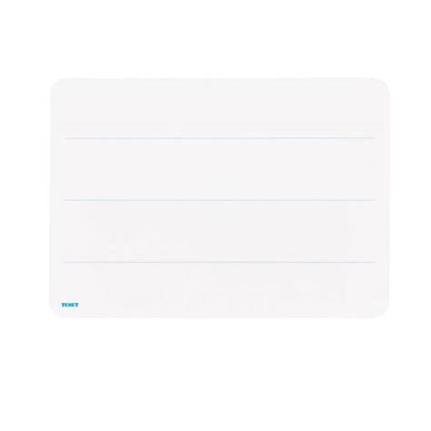 Texet A4 Rigid 3 Lined Whiteboard Pack Of 30
