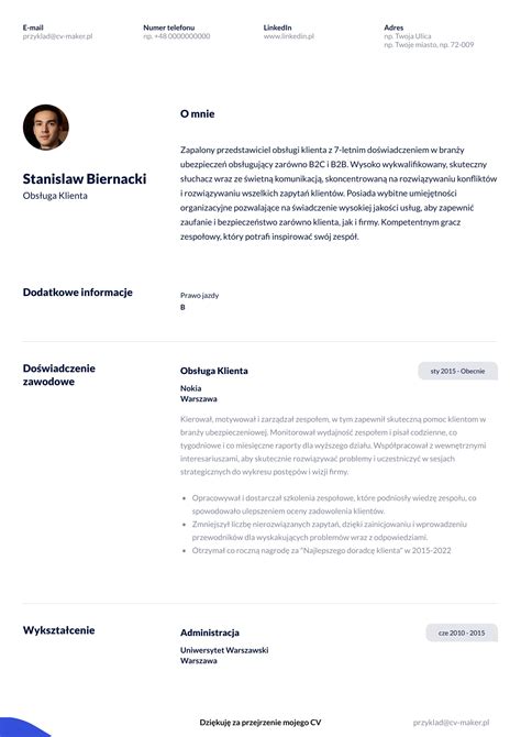 Przykłady i porady tworzenia skutecznego CV obsługa klienta