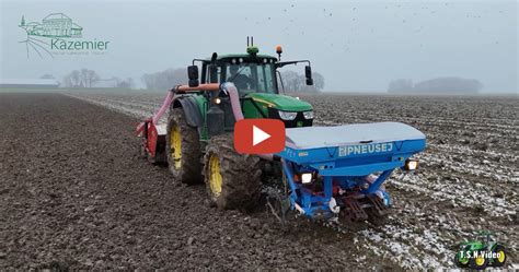 Wintertarwe Zaaien Op Zeer Natte Grond Met De Gramegna Spit Zaai Combi Door Melkveebedrijf De