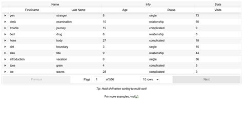 React Table Sub Components Forked Codesandbox