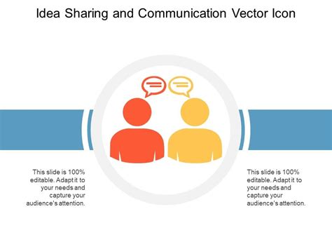 Idea Sharing And Communication Vector Icon Ppt Powerpoint Presentation Slid