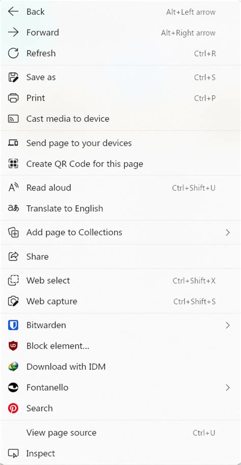How To Customize Right Click Context Menu Rmicrosoftedge