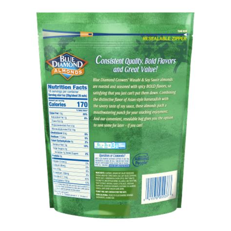 Blue Diamond® Bold Wasabi And Soy Sauce Almonds 16 Oz Frys Food Stores