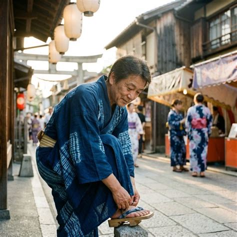 Free Indigo Yukata Moment Image Yukata Indigo Traditional