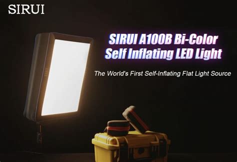 SIRUI A100B Bi-Color Automatic Inflatable Photography Light - Newsshooter