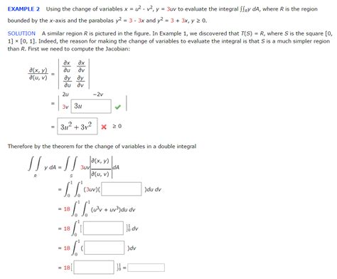 Solved Using The Change Of Variables X U V Y Uv Chegg