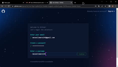 Criando Uma Conta No GitHub Maxclass It