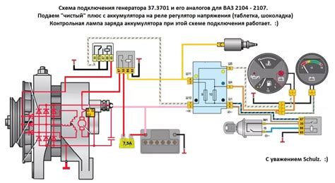 Схема подключения генератора ваз 21213 нива карбюратор