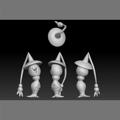 Stl File Pokemon Hattena Hattrem Hatterene 🐉 ・3d Print Object To