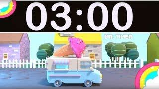 3 Minute Timer With Rock Music Popnable