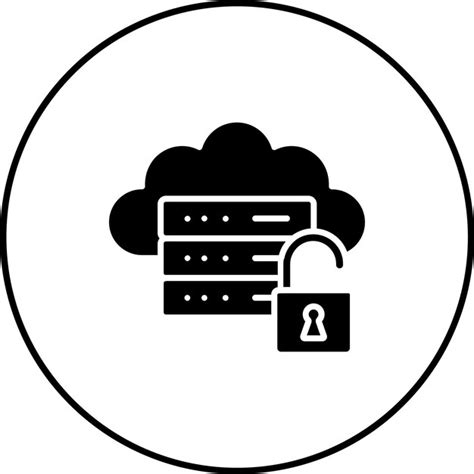 Premium Vector Unsecure Server Icon