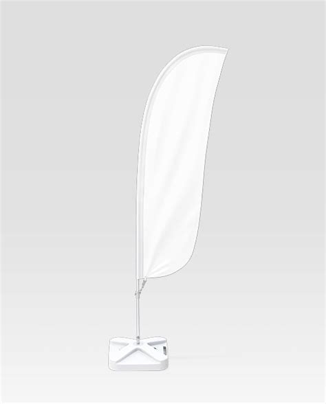 Free Convex Feather Flag Mockup Creativebooster