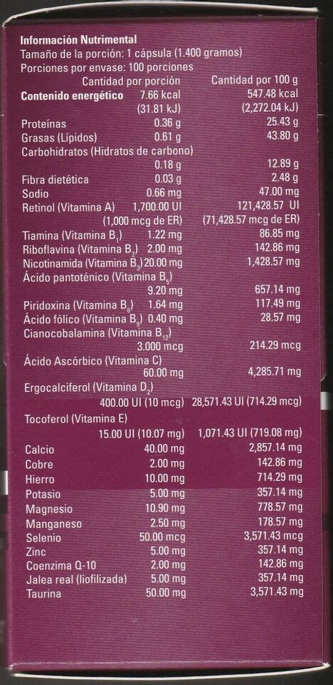 Nutritional Supplement Biometrix Q10 C100 Capsules With 1400g Ea Ebay
