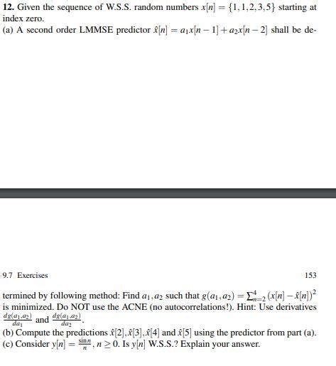 This Is A Digital Signal Processing Question Solve Chegg