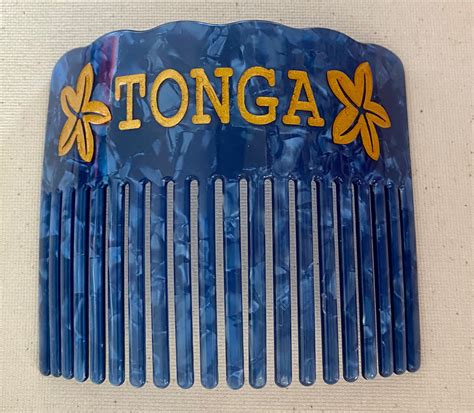 Turtle Shell Comb Polynesian Hale Ku Ai