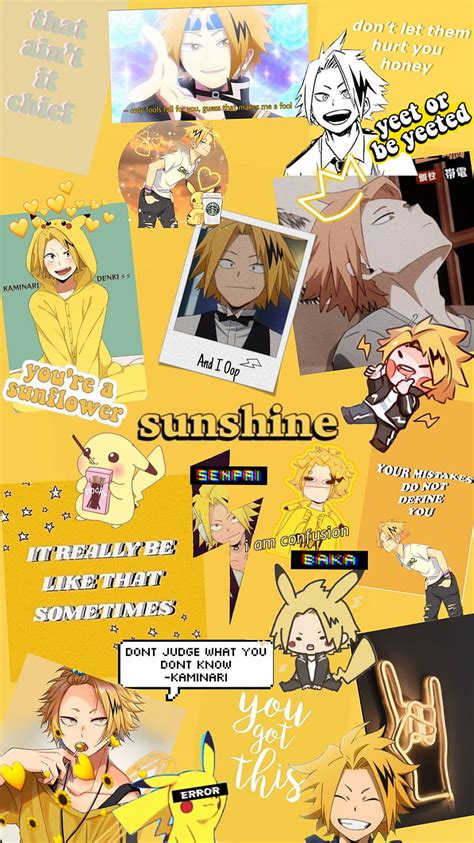 Sunshine Nugget Pika Bnha My Hell Akademia Denki Kaminari Mha My