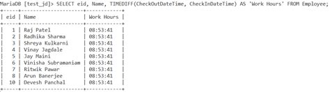 Mysql Timediff Subtracting Time In Mysql Mysqlcode