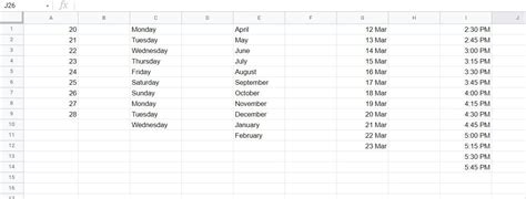 How To Autofill Rows And Columns In Google Sheets