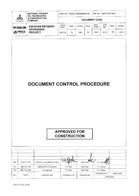 PDF Document Control Procedure DOKUMEN TIPS