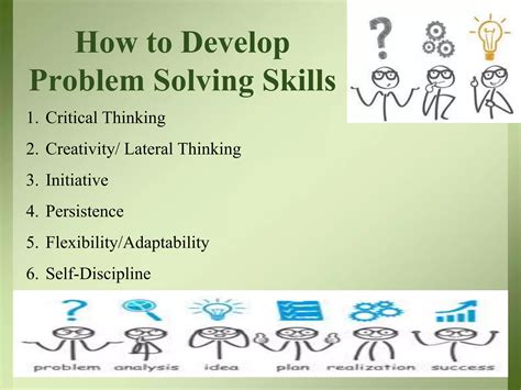 Developing Organisational Skills Controlling Supervising Problem Solving Pptx