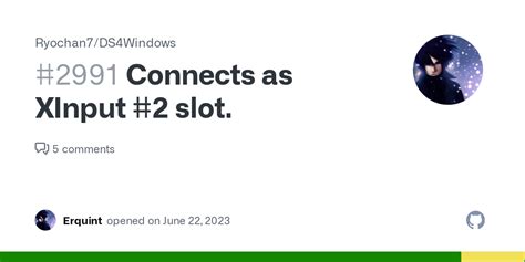 Connects As XInput Slot Issue Ryochan DS Windows GitHub