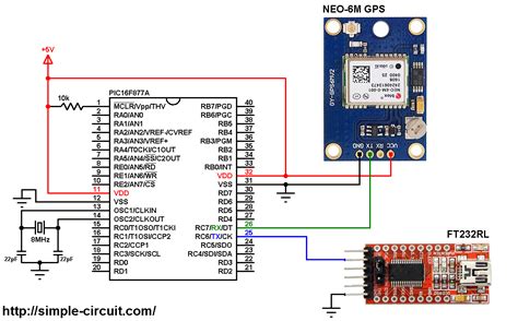 Interfacing PIC16F877A With NEO 6M GPS Module