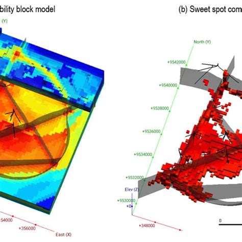 The 3d Favorability Block Model A And The Preferable Block Volume