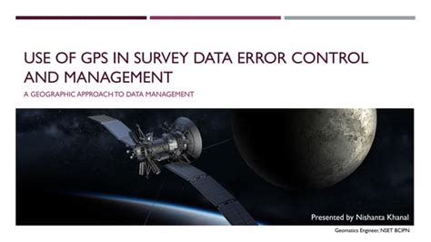 Use Of Gps In Survey Data Error Control Slides Ppt