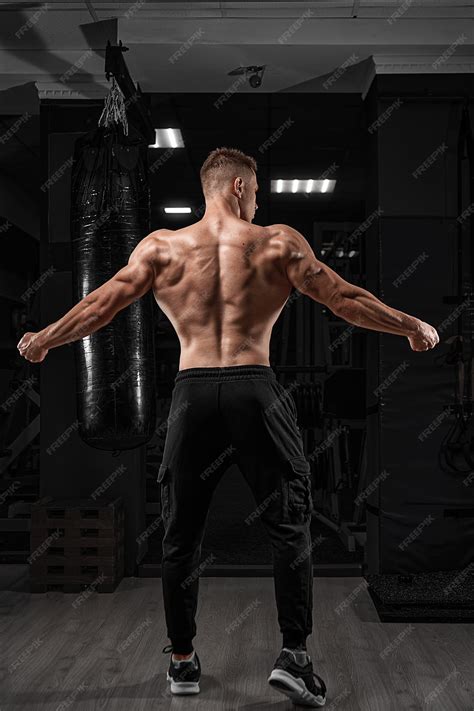 Male Fitness Model Back