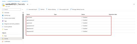 Azure Use Az Cli To Return Secret Names From Keyvault That Start With