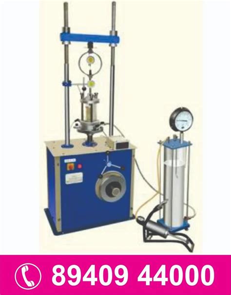 Mild Steel Led Triaxial Shear Test Apparatus Sf00000286 For Laboratory