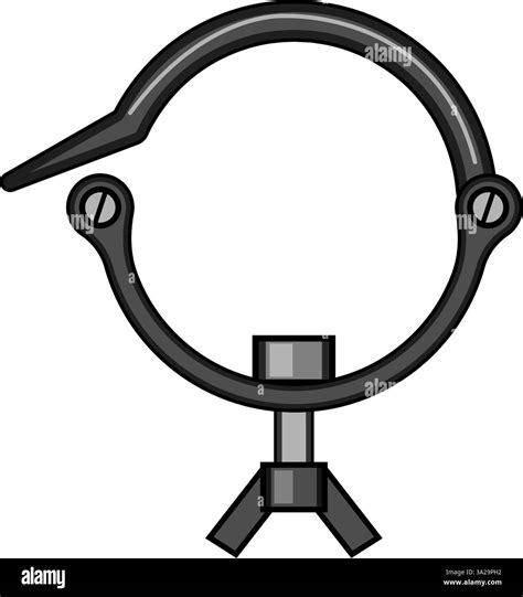 Connector Pipe Clamp Cartoon Vector Illustration Stock Vector Image