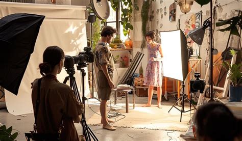 Premium Photo A Camera Set Up With A Camera On It