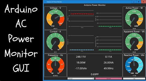 Arduino AC Power Monitor GUI YouTube