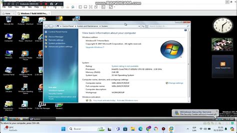 Windows 7 Home Basic Pre Beta 2008 Build 6608 En Virtual Machine Parte 1 Youtube