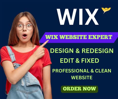 design wix website redesign wix website edit wix website fix improve