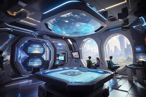 Premium Photo Gravitydefying Gaming Oasis