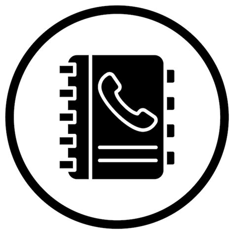 Premium Vector Contacts Book Vector Icon Design Illustration