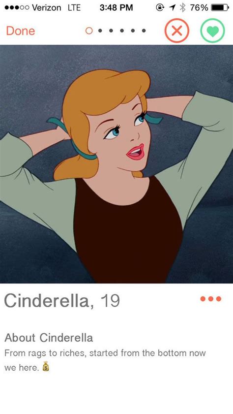 Disney Princess Tinder Accounts Cinderella Disney Cinderella Disney