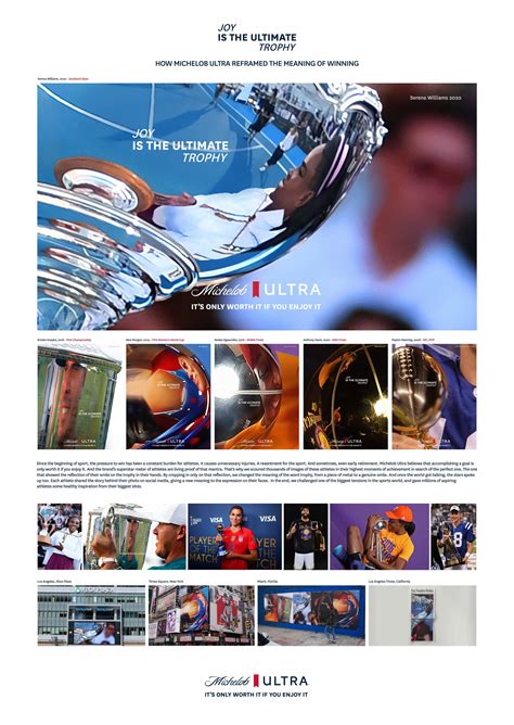 Anheuser Busch Michelob Ultra Joy Is The Ultimate Trophy Clios