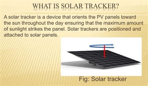 Single Axis Smart Solar Tracking System Using Arduino Pptx Home