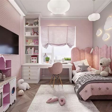 Дизайн детской комнаты для девочки сказка наяву для принцессы Девчачьи комнаты Розовая